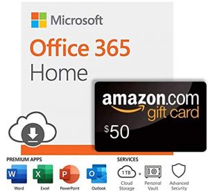 Amazon: Microsoft Office 365 Home | 12-month Subscription $50 Amazon ...