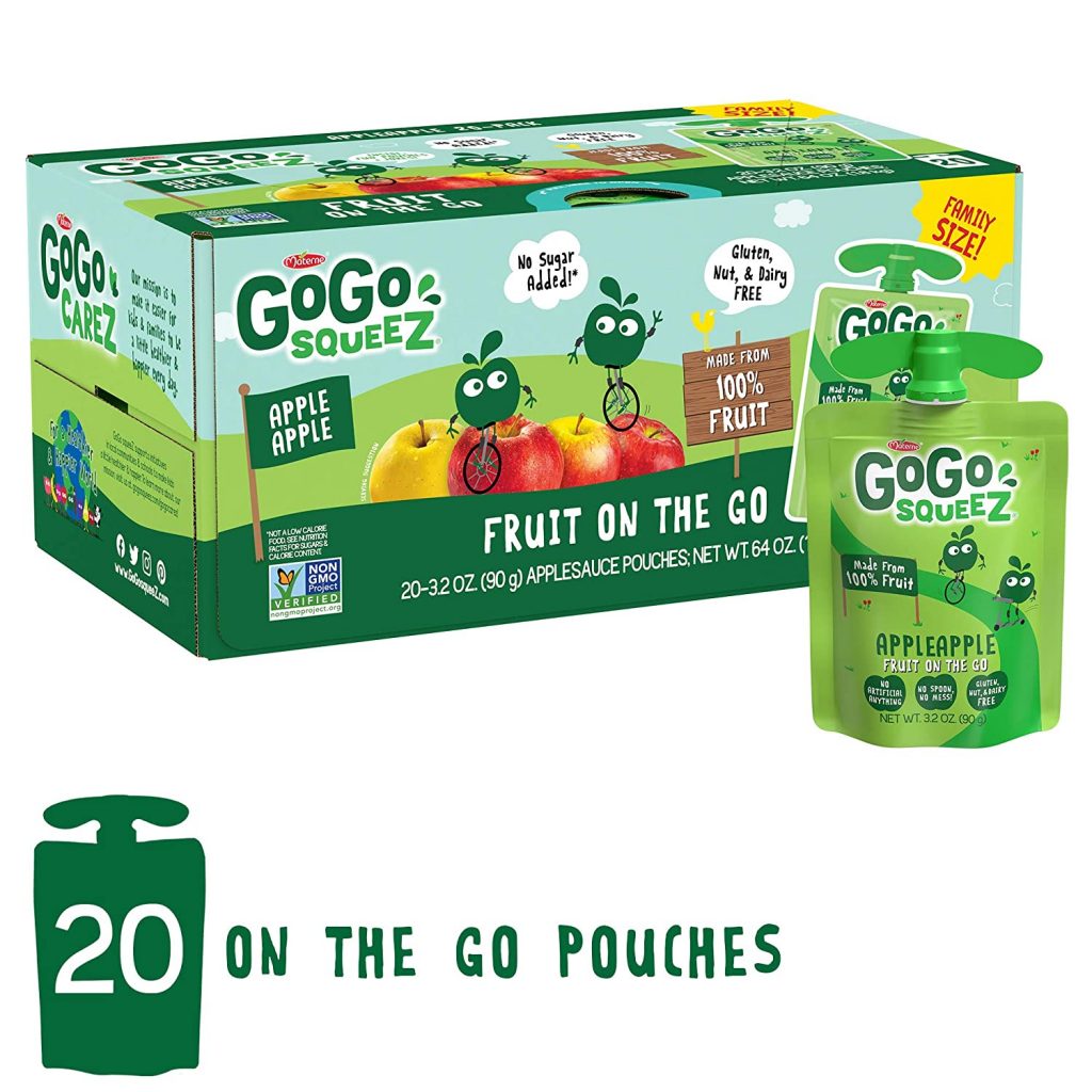 Amazon Lowest Price: GoGo squeeZ Applesauce on the Go, Apple Apple, 3.2 ...