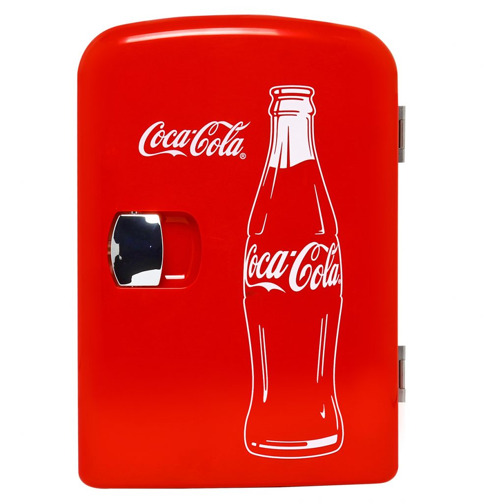 Classic Coca Cola 4 Liter/6 Can Portable Fridge/Mini Cooler