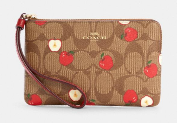 Teacher Appreciation Gift: Coach Corner Zip Wristlet In Signature ...