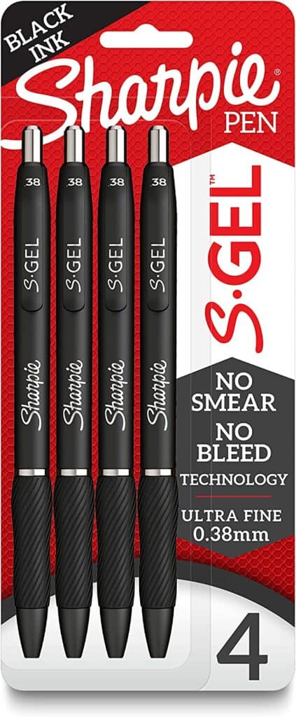 Amazon Lowest Price: Sharpie S-Gel, Gel Pens, Ultra Fine Point (0.38mm ...