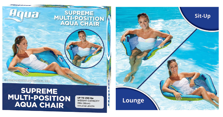 Amazon Lowest Price: Aqua Pool Chair Float for Adults – Zero Gravity ...