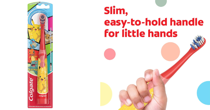 Amazon Lowest Price: Pokemon Toothbrush, Colgate Kids Battery Powered ...