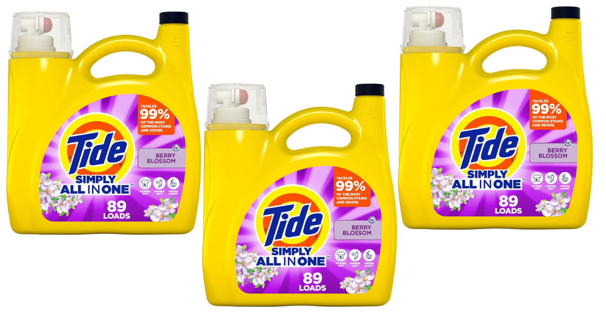 Amazon Lowest Price: Tide Simply Clean & Fresh Liquid Laundry Detergent ...