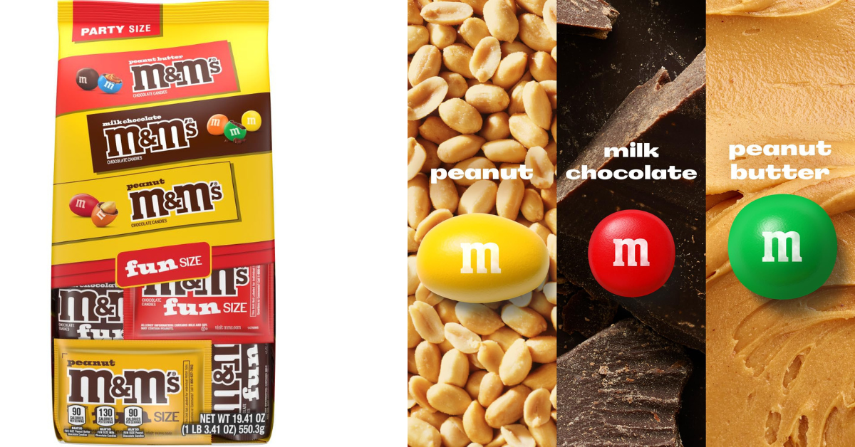 Amazon Lowest Price: M&M'S Milk Chocolate, Peanut & Peanut Butter Fun ...