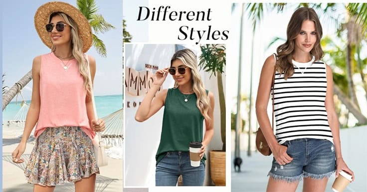 Amazon Lowest Price: Womens Loose Fit Tank Tops