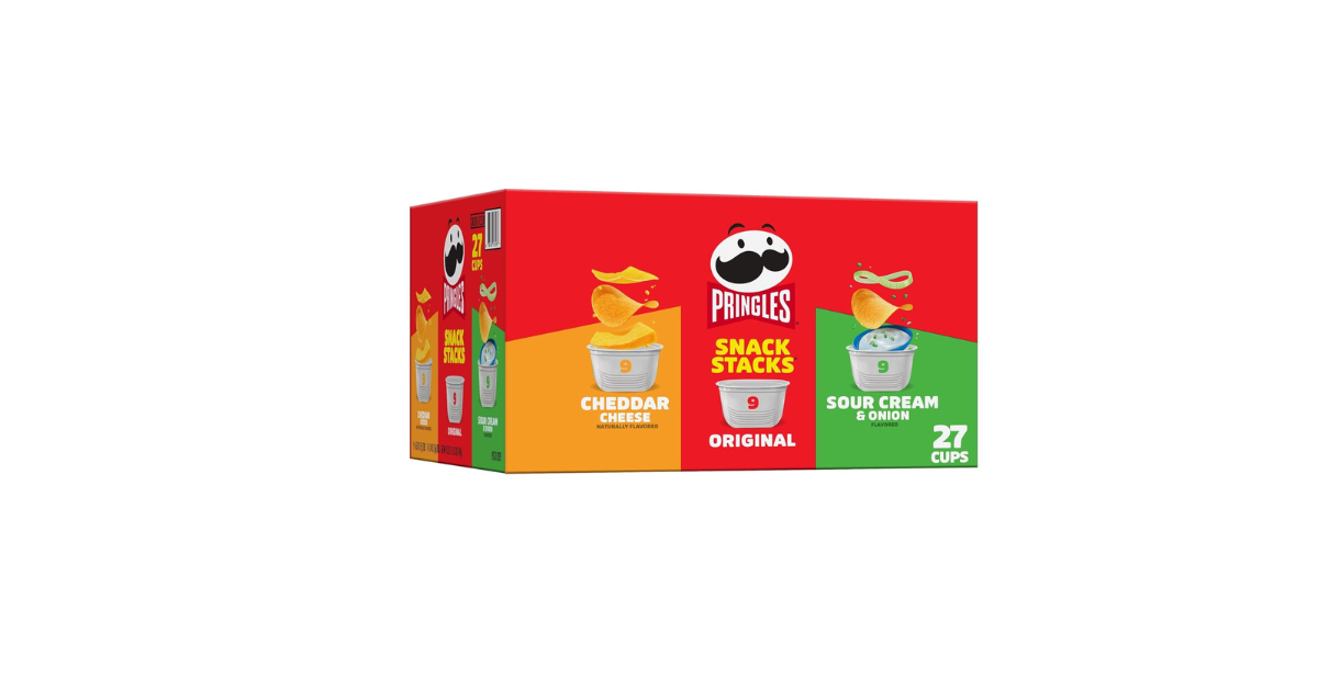 Amazon Lowest Price: 27 Count Pringles Potato Crisps Chips, On-the-Go ...