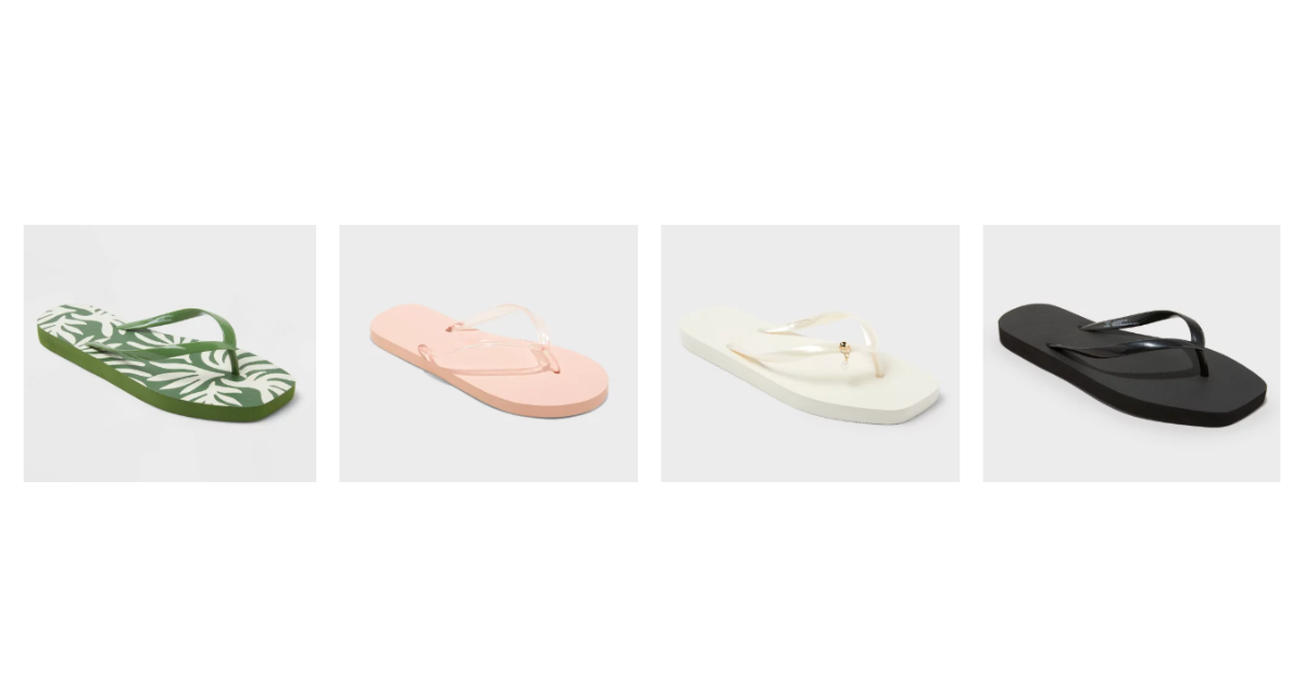 Target: $1 For Select Shade & Shore Women’s Flip Flops