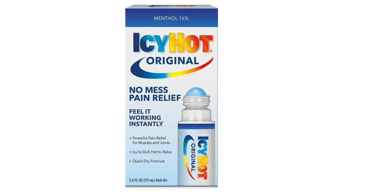 Amazon Lowest Price: Icy Hot Original Medicated Pain Relief Liquid with ...