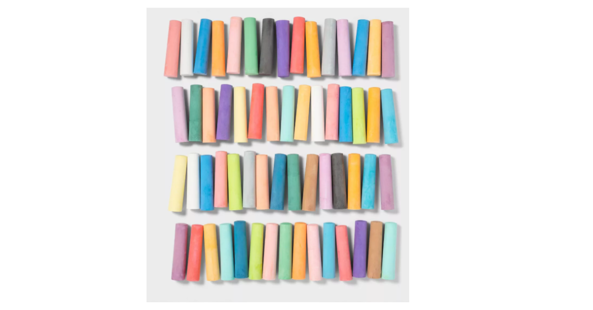 Target: Sidewalk Chalk 60pc - Sun Squad™ $5.60