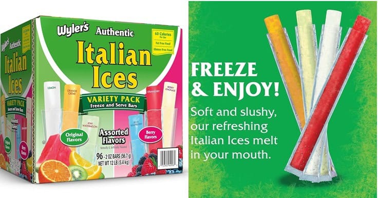 Amazon Lowest Price: Italian Ice Freezer Bars