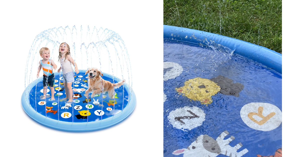 Amazon Lowest Price: Splash Pad for Kids & Baby Pool for Learning ...