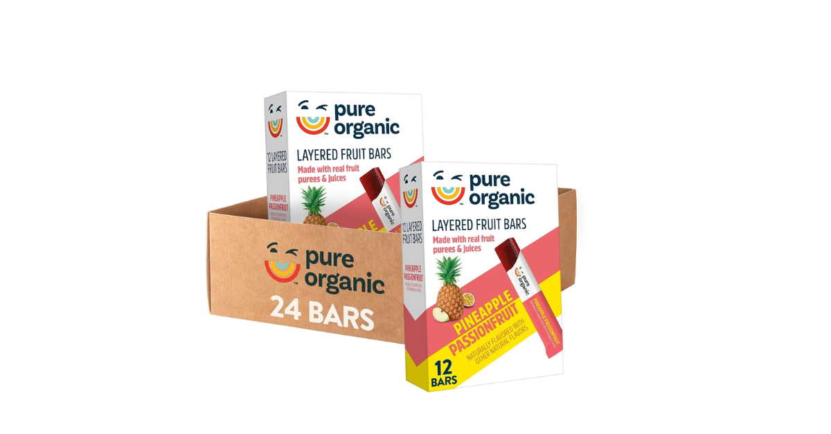 Amazon Prime Day Deal: Pure Organic Layered Fruit Bars, Gluten Free ...