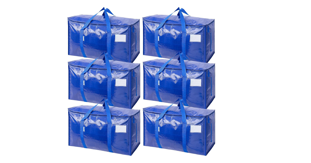 Amazon Prime Day Deal: 6 Pack Extra Large Moving Bags with Zippers ...