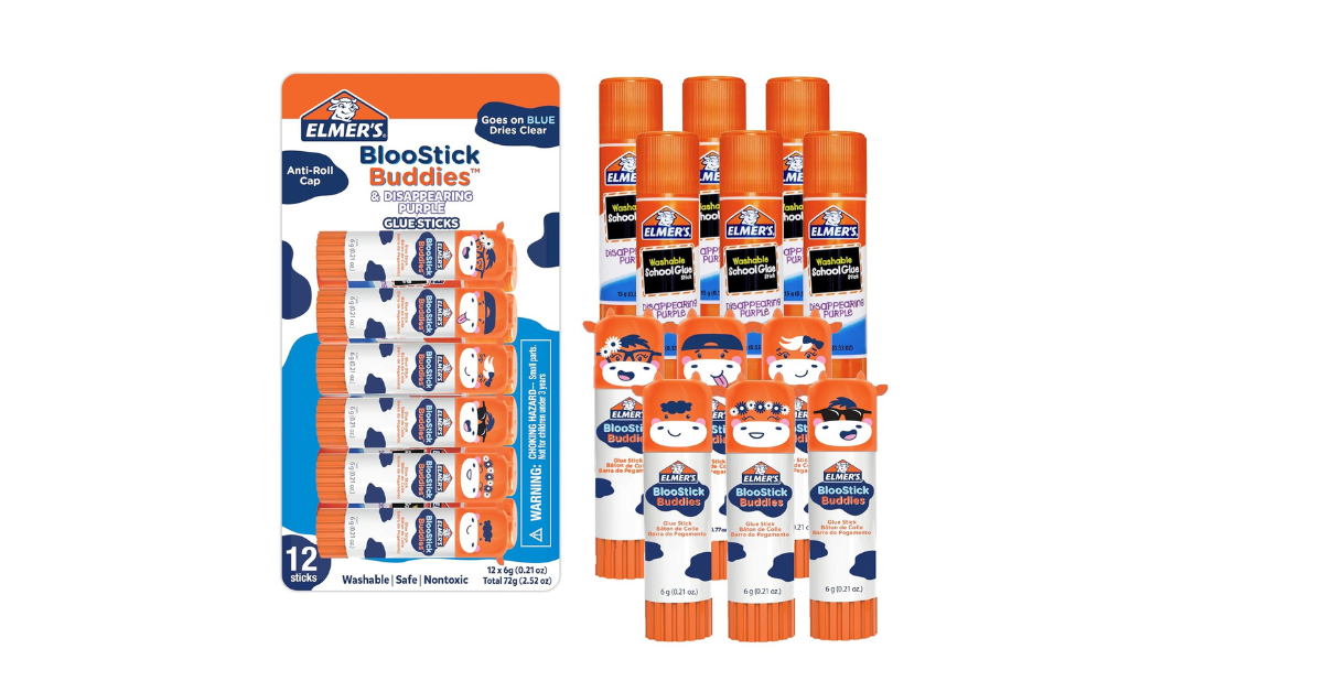 Amazon Lowest Price: 12 Count Elmer's Glue Sticks Combo Pack