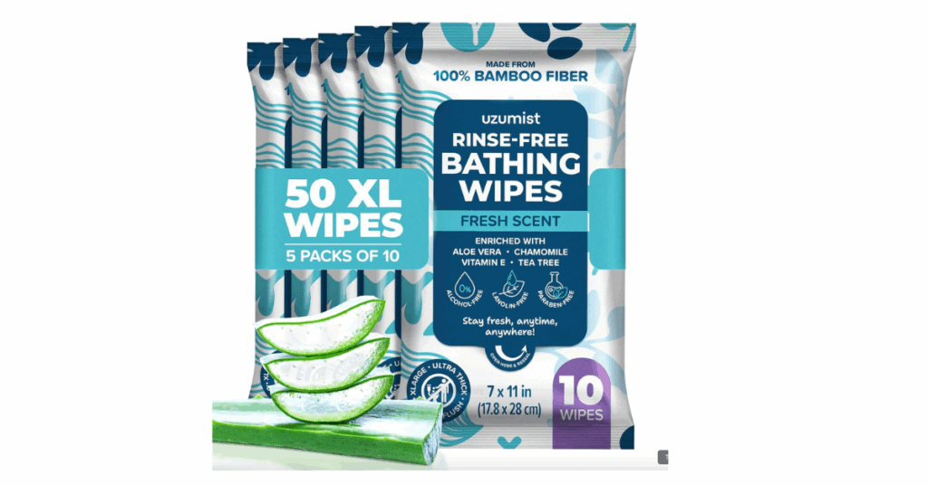 Amazon Lowest Price: Body Wipes For Adults Bathing 50 Piece XL - Ultra ...