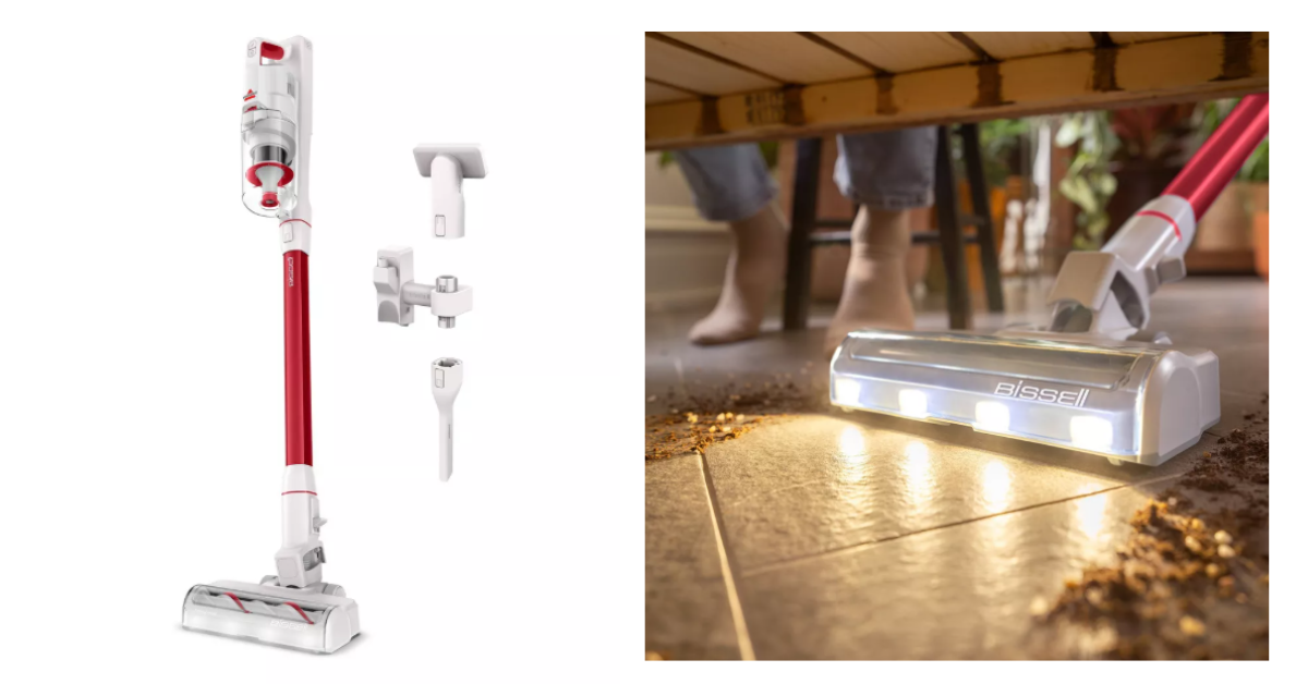 Target: Bissell PowerClean Cordless Stick Vacuum 10.5" Cleaning Path ...