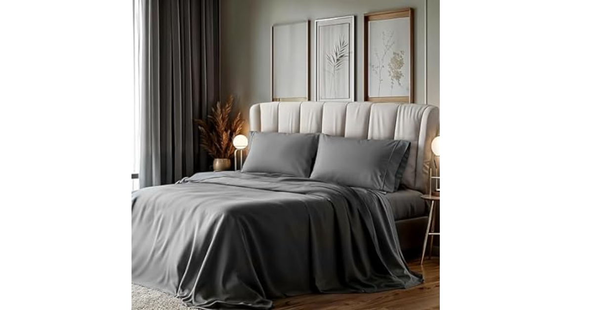 Simple Deluxe Queen Size 4 Piece Bed Sheet Set Deep Pocket $10.99 Shipped
