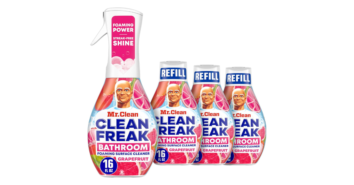 Amazon Lowest Price: Mr. Clean Clean Freak Foaming Bathroom Surface ...