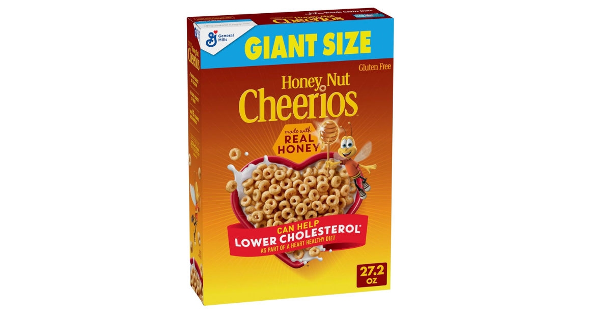 Amazon Lowest Price: Giant Size Honey Nut Cheerios