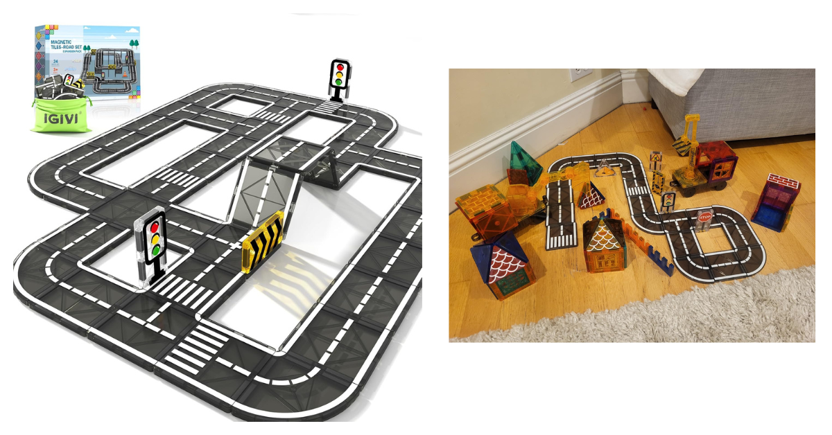 Amazon Lowest Price: Magnetic Tiles Road Expansion Pack