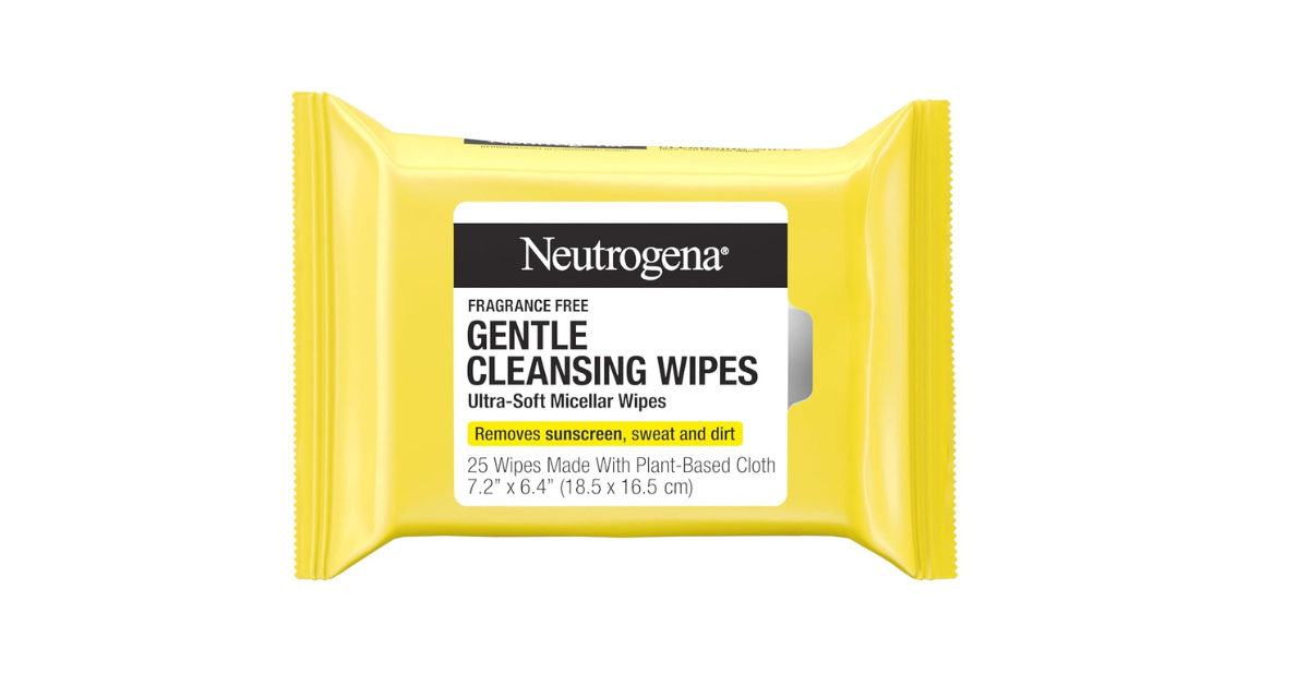 Amazon Lowest Price: 25 Count Neutrogena Gentle Facial Cleansing Wipes