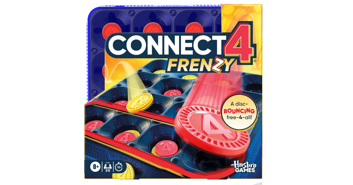 Amazon Lowest Price: Connect 4 Frenzy Game | Bounce Discs 4 The Win