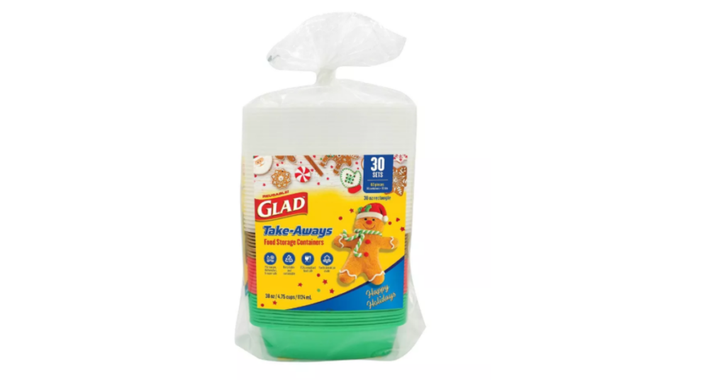 Target: Glad Take-Aways Food Storage Containers, Holiday Take & Share ...