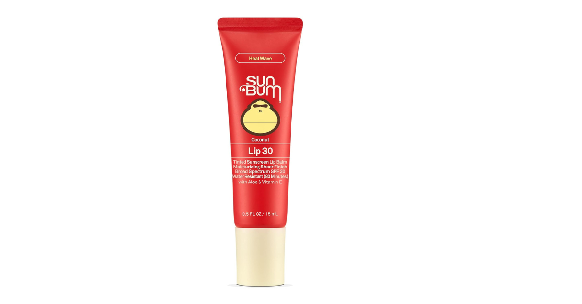 Amazon Lowest Price: Sun Bum SPF 30 Sunscreen Heat Wave Tinted Lip Balm