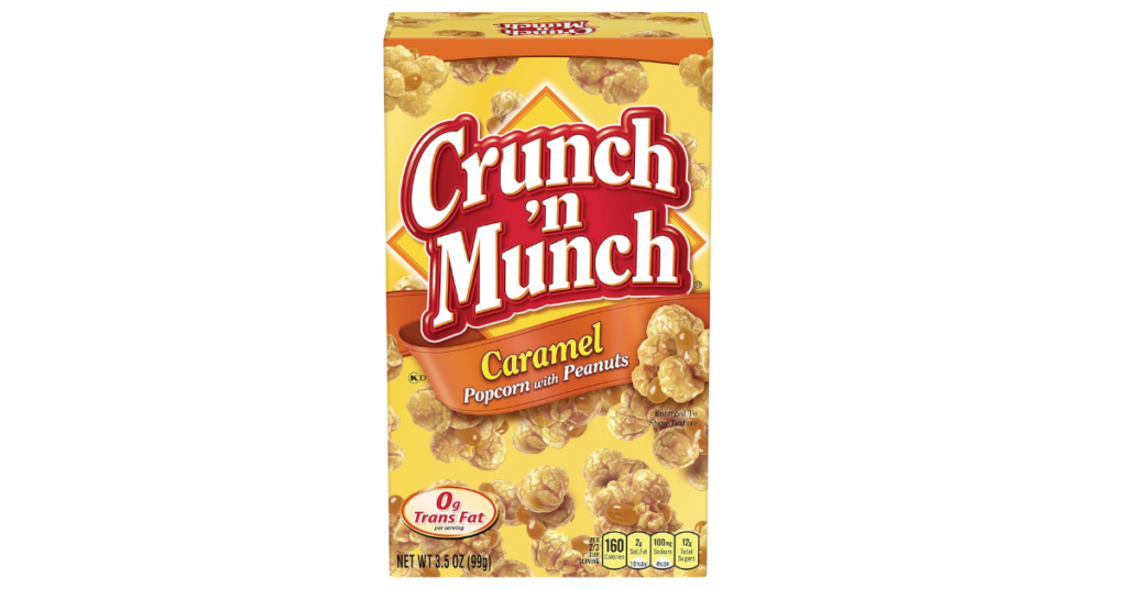 12 Count CRUNCH 'N MUNCH Caramel Popcorn with Peanuts Sale (3.5 oz Bags ...