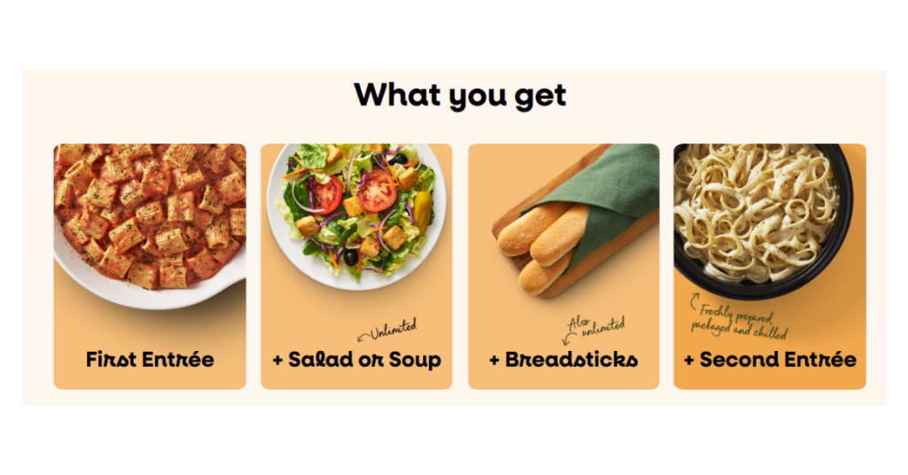 Olive Garden: Buy One Take One Entrees